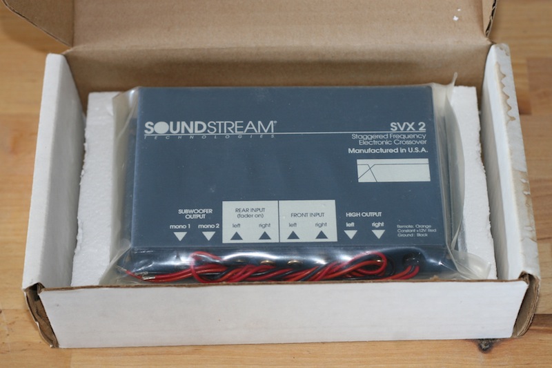 Old School Soundstream gear - D100-II, Reference Components, SVX2 ...